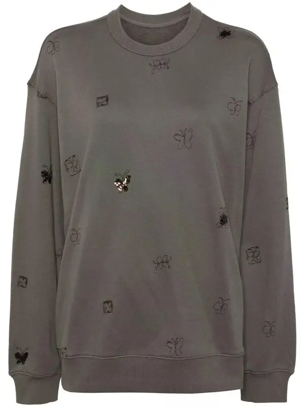 JNBY Butterfly Embroidered Sweatshirt