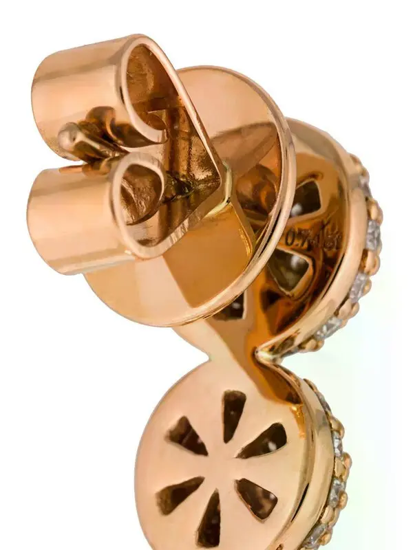 ALINKA 18kt Rose Gold Black Caviar Diamond Left Ear Cuff