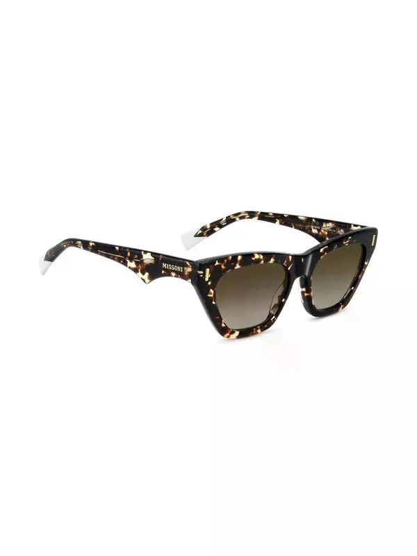 Missoni Tortoiseshell Effect Cat-eye Sunglasses