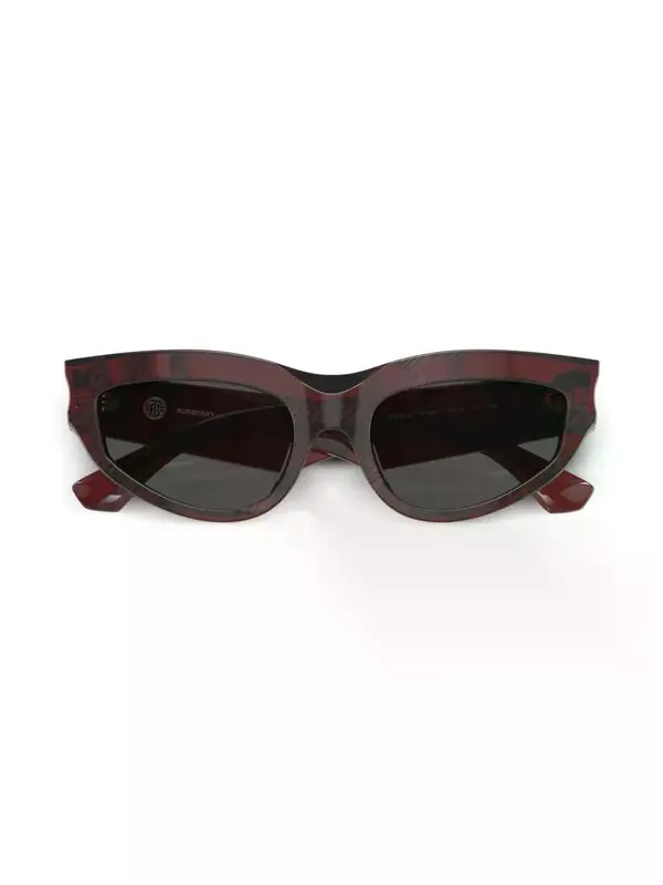 Burberry Check Cat-eye Sunglasses
