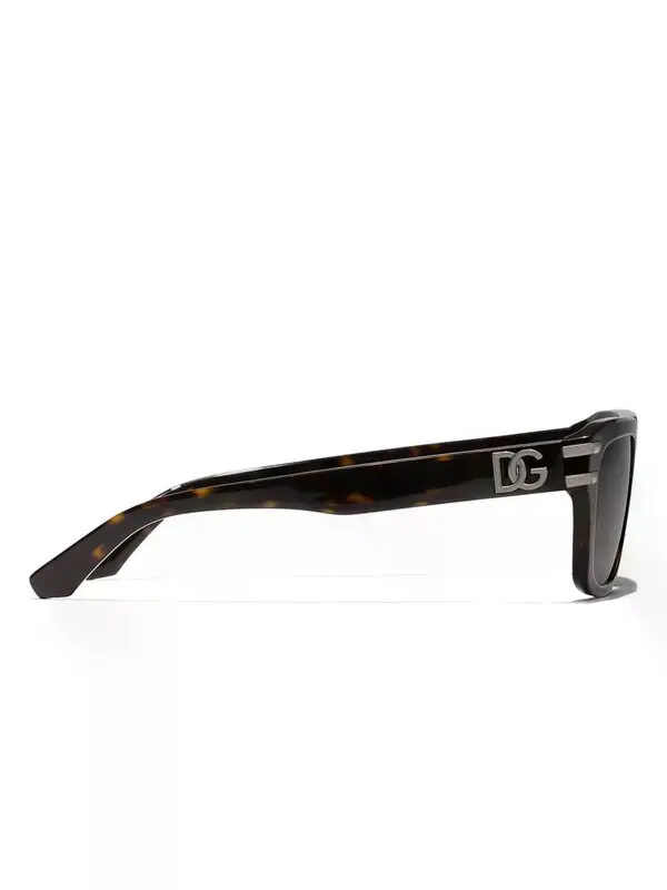 Dolce & Gabbana Dg Griffe Square Frame Sunglasses