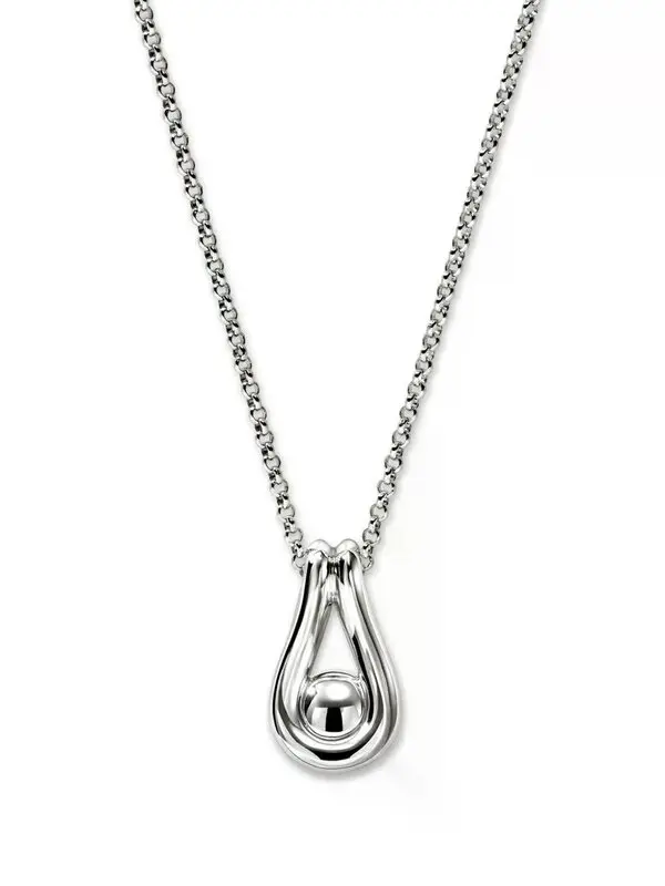 John Hardy Tone Pendant Necklace