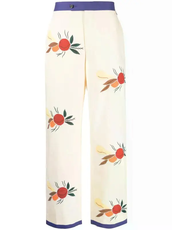 BODE Patch Detail Cropped Trousers