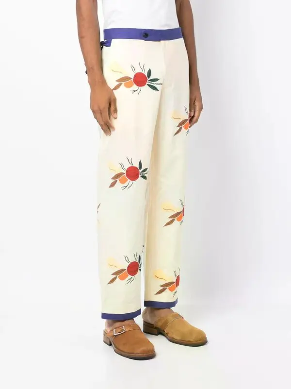 BODE Patch Detail Cropped Trousers