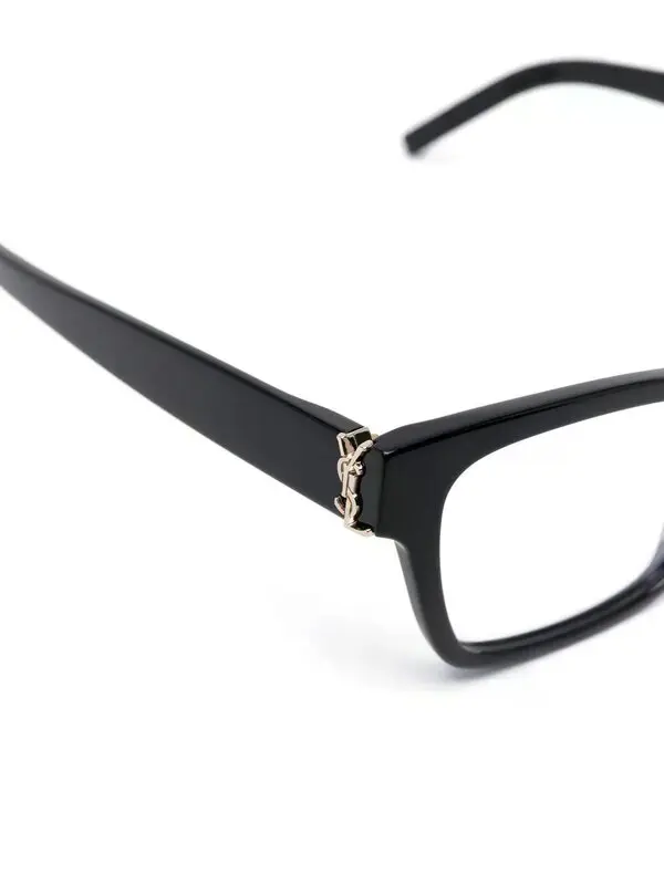 Saint Laurent Engraved-logo Cat Eye Glasses