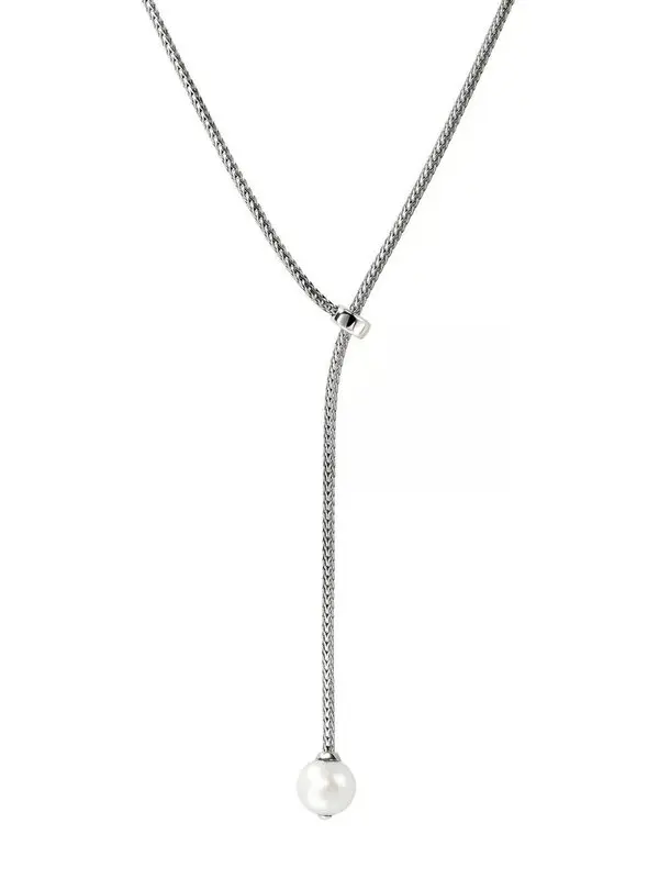 John Hardy Sterling Essential Pearl Necklace - Silver