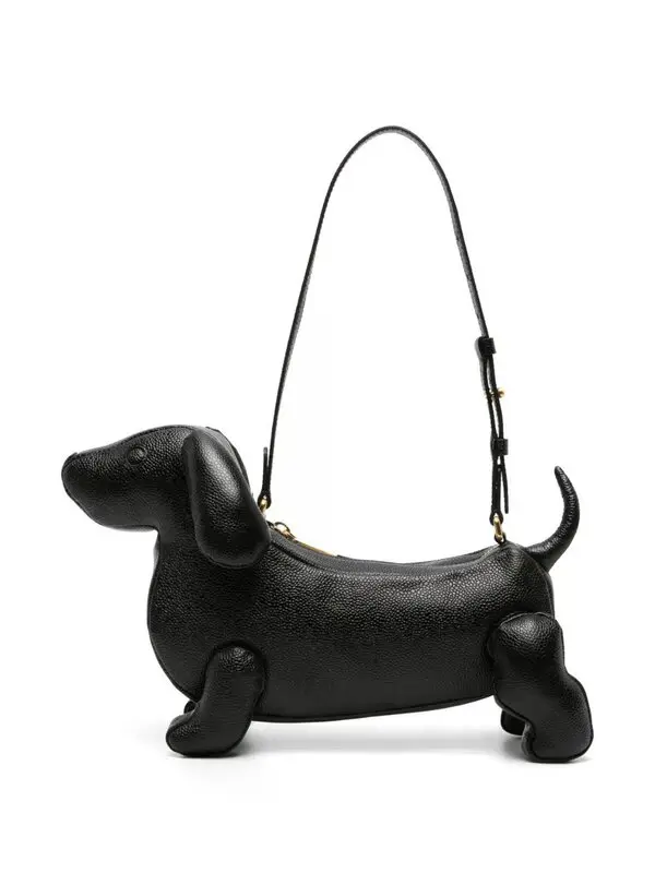 Thom Browne Hector Dog Shoulder Bag - Black