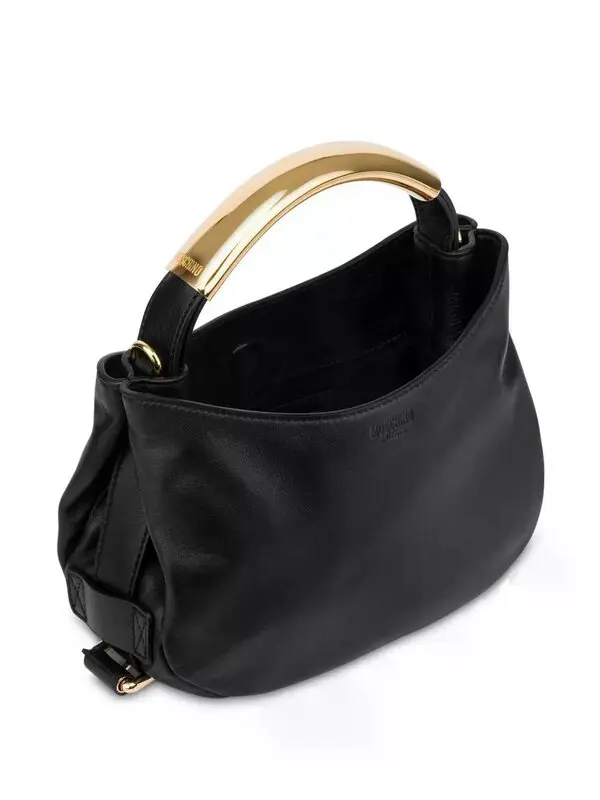 Moschino Small Handle Me Tote Bag - Black