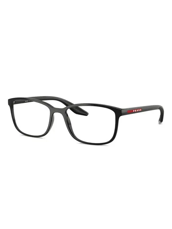 Prada Rectangle Frame Eyeglasses - Black