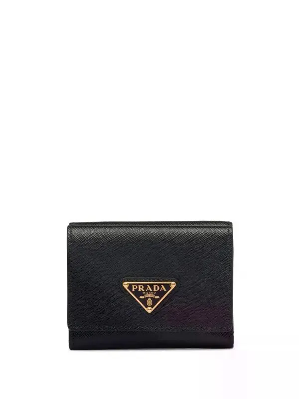 Prada Small Saffiano Wallet - Black