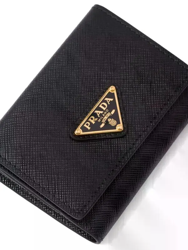 Prada Small Saffiano Wallet - Black