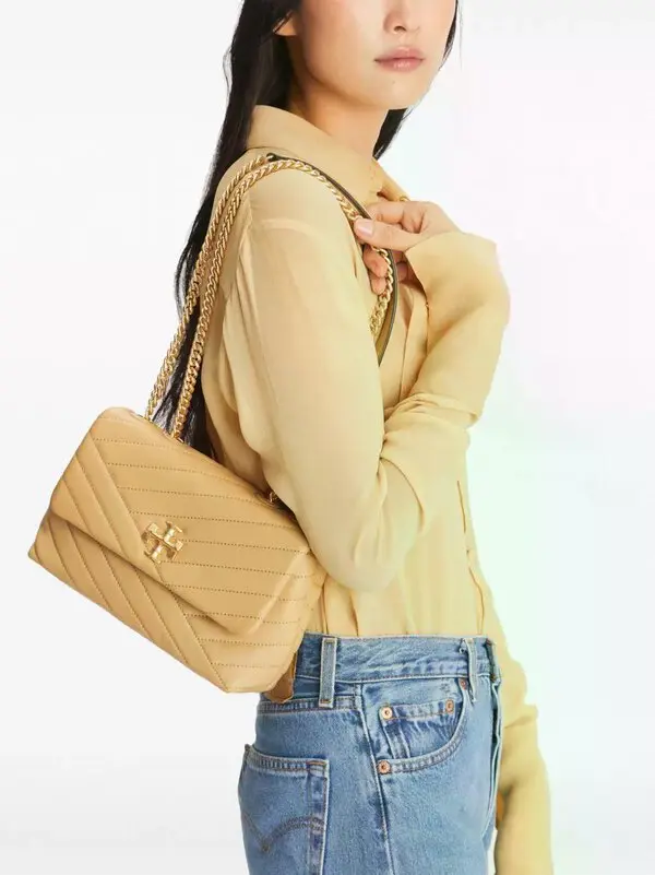Tory Burch Kira Chevron Shoulder Bag - Yellow