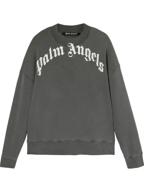 Palm Angels Logo-print Cotton Sweatshirt