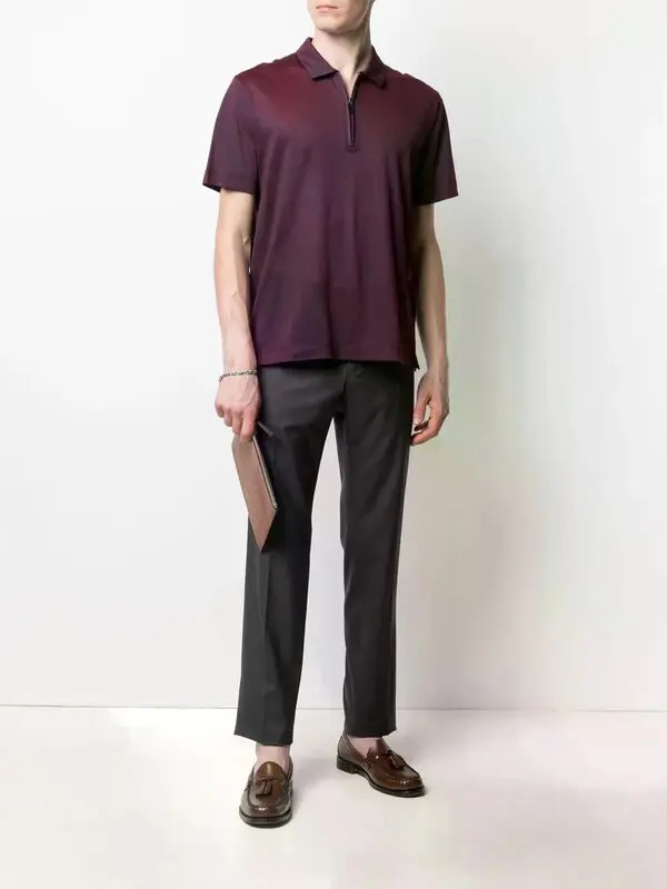 Incotex Tailored Slim Cut Wool Trousers - Grey