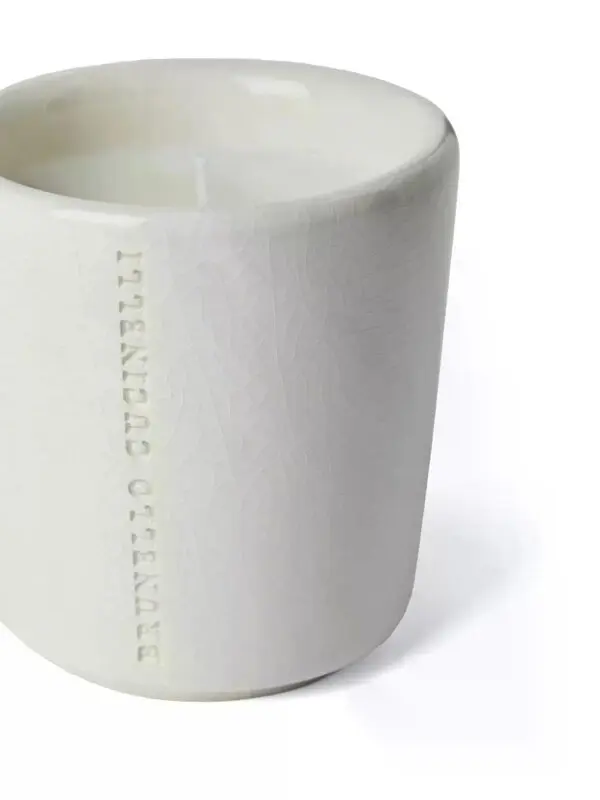 Brunello Cucinelli Logo-embossed Wax Candle