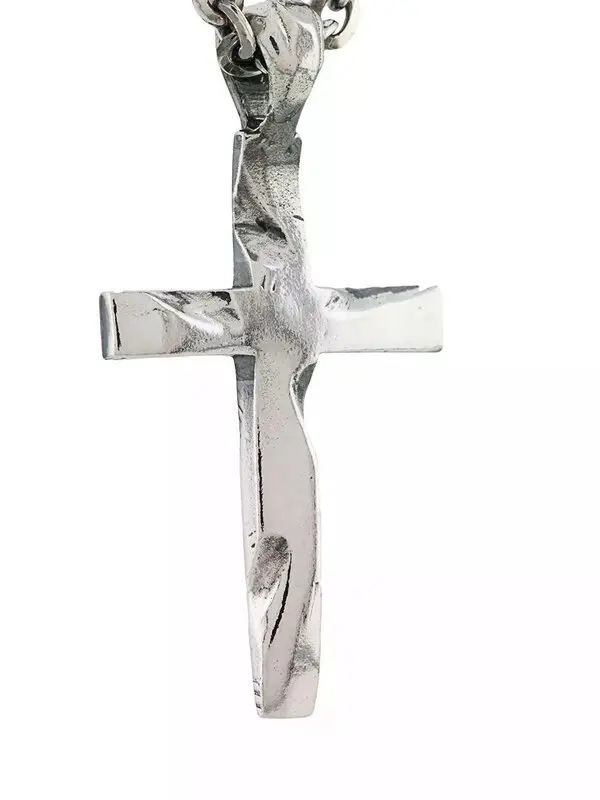 Emanuele Bicocchi Cross Pendant Necklace