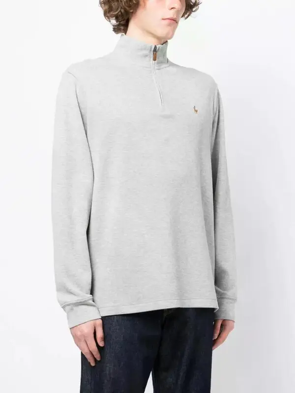 Polo Ralph Lauren Polo Pony-motif Cotton Sweatshirt - Grey