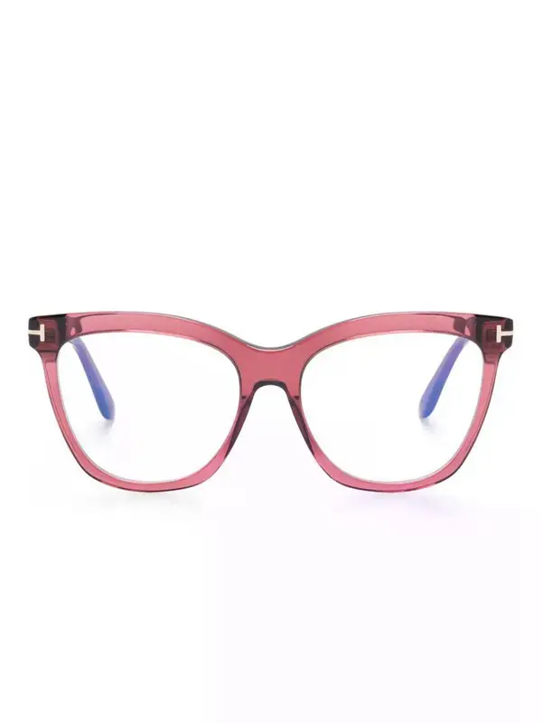 TOM FORD Square-frame Glasses - Red