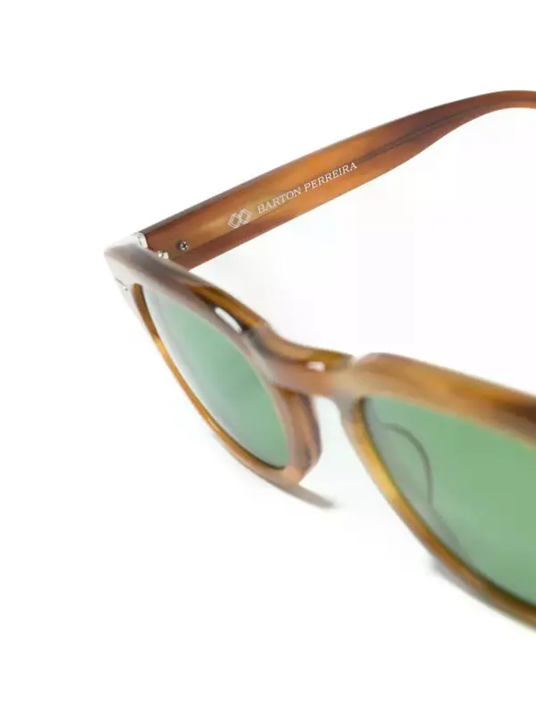 Barton Perreira Demarco Square Frame Sunglasses - Brown