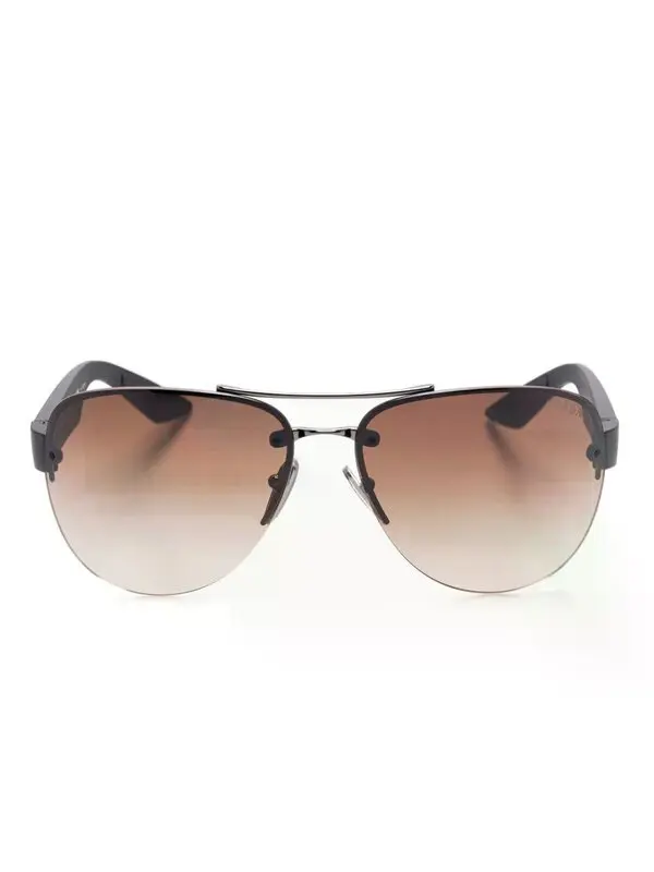 Prada Aviator Sunglasses - Black