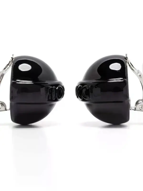 Fiorucci Mini Lollipop Clip-on Earrings - Black
