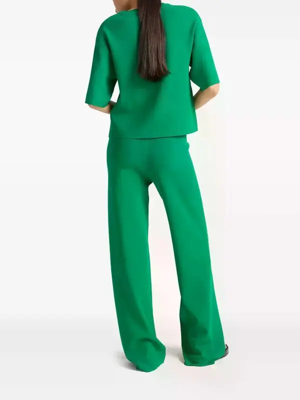 YVES SALOMON Knitted Palazzo Trousers