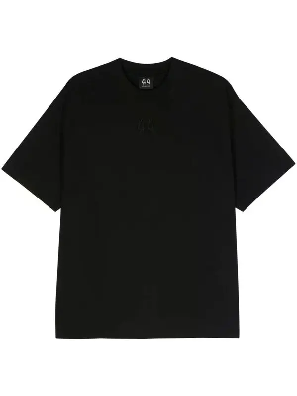 44 LABEL GROUP Cotton T-shirt With Embroidered Logo