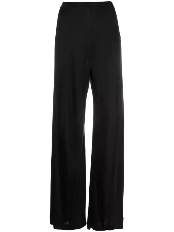 Diane Von Furstenberg High-waisted Palazzo Pants - Black