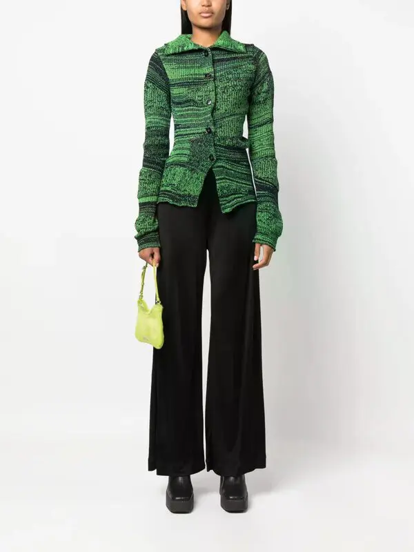 Diane Von Furstenberg High-waisted Palazzo Pants - Black