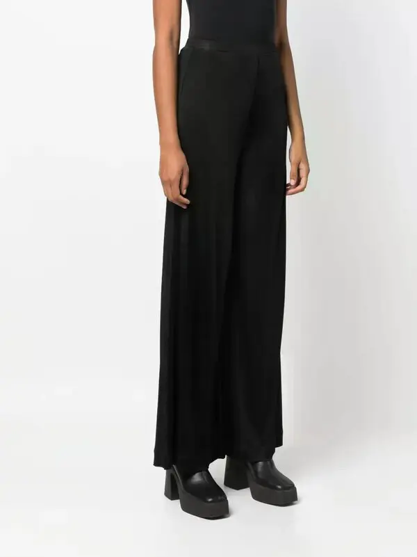 Diane Von Furstenberg High-waisted Palazzo Pants - Black