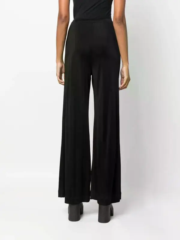 Diane Von Furstenberg High-waisted Palazzo Pants - Black