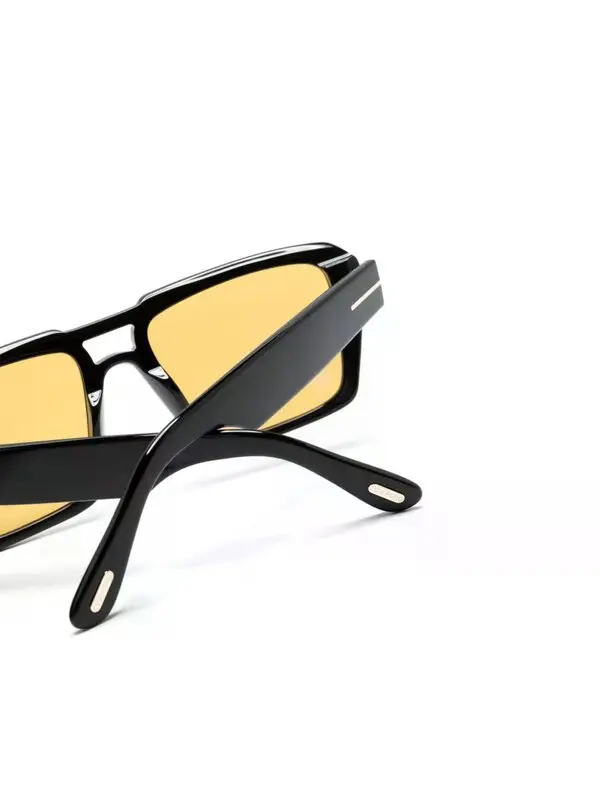 TOM FORD Acetate Pilot Frame Sunglasses