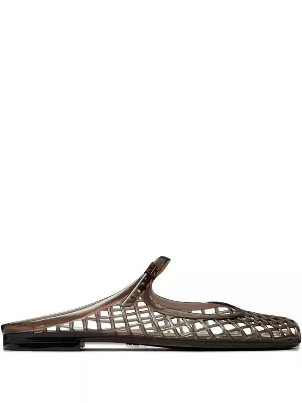 Tory Burch Mellow Mary Jane Slides - Brown