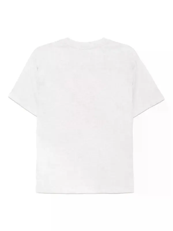 CHOCOOLATE Logo Embroidered Crew Neck T-shirt