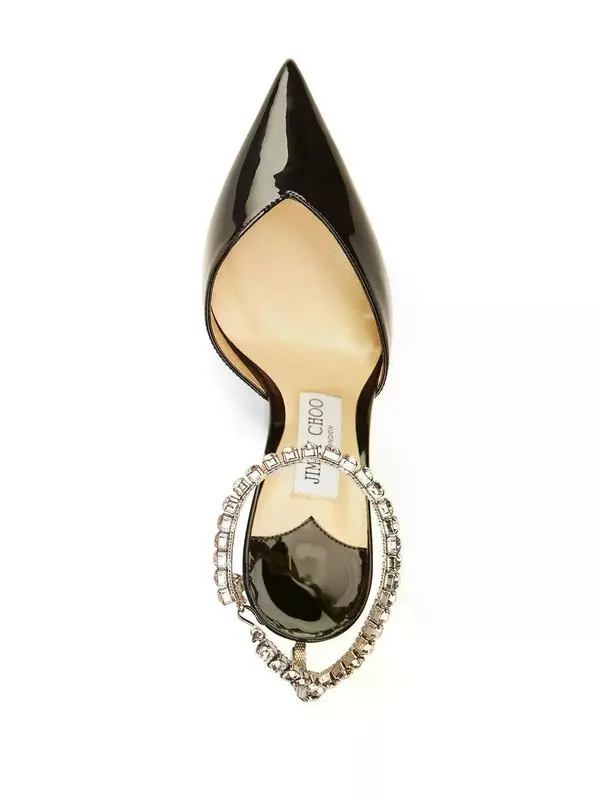 JIMMY CHOO Saeda 85 Pumps With Crystal Chain Detail