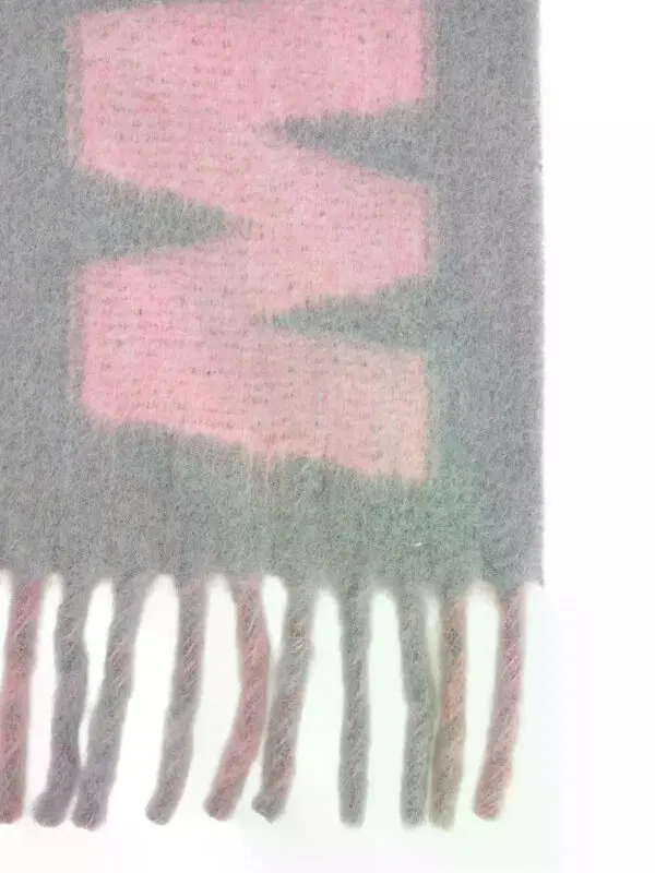 Marni Striped Fringed Scarf