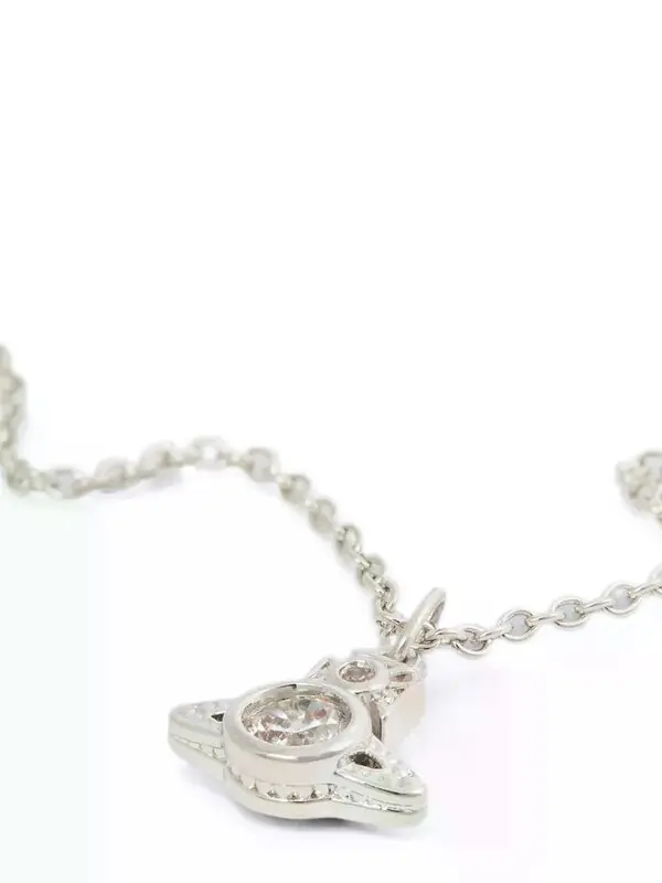 VIVIENNE WESTWOOD Tone Orb Pendant Necklace With Crystal Embellishment