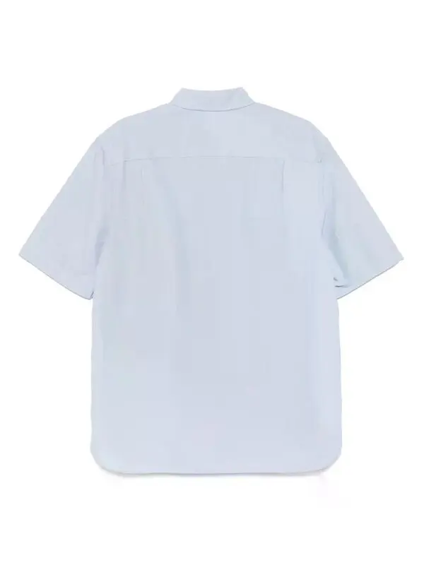 Fred Perry Logo-embroidered Shirt - Blue