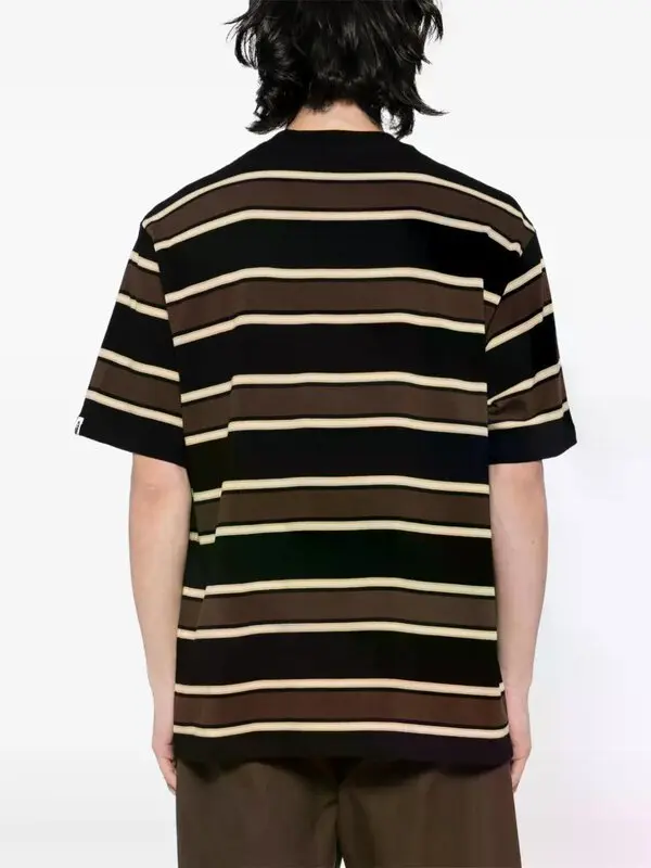 A BATHING APE Logo-embroidered T-shirt