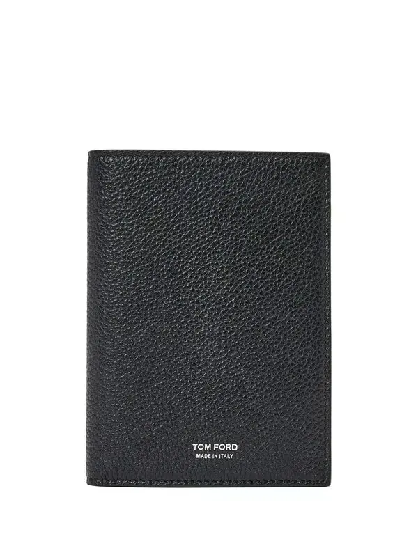 TOM FORD Logo-lettering Bi-fold Leather Cardholder