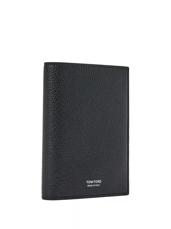 TOM FORD Logo-lettering Bi-fold Leather Cardholder