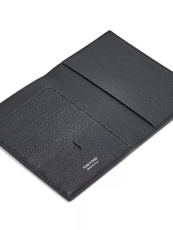 TOM FORD Logo-lettering Bi-fold Leather Cardholder