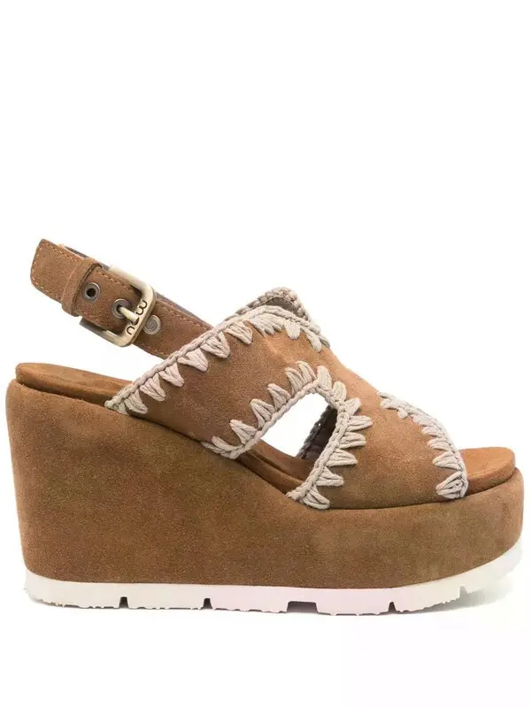 Mou 95mm Whipstitch-detail Sandals