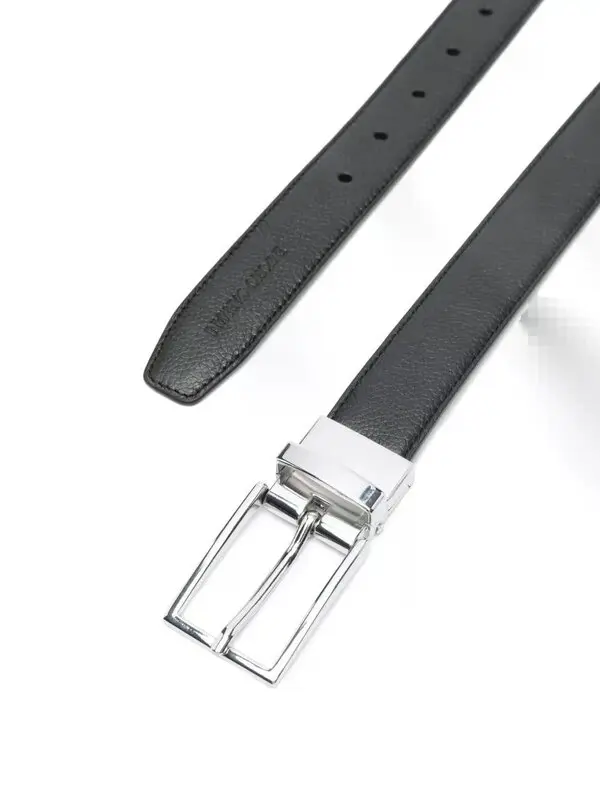 Emporio Armani Leather Belt - Black