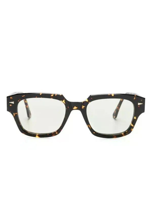 AHLEM Rivoli Square-frame Sunglasses - Brown