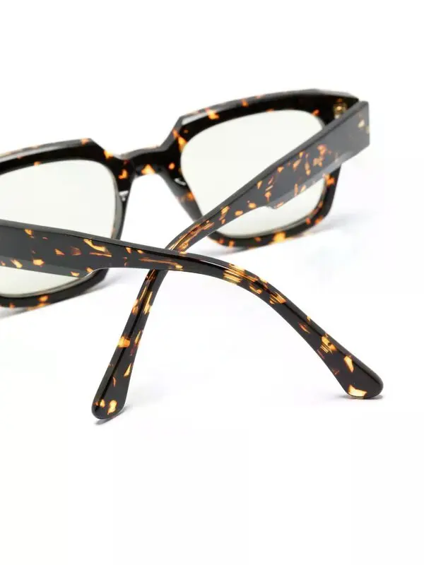 AHLEM Rivoli Square-frame Sunglasses - Brown