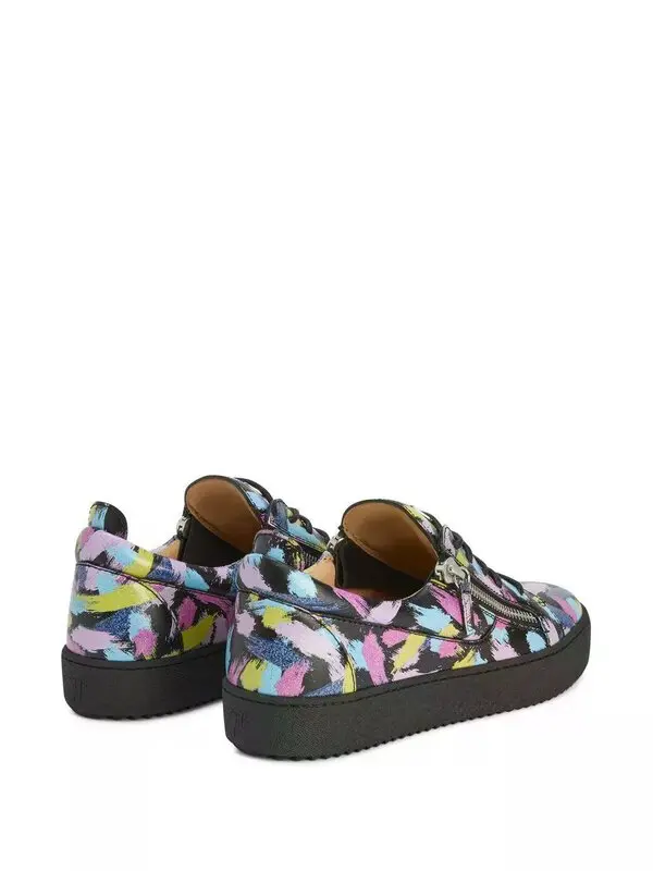GIUSEPPE ZANOTTI Frankie Double-zip Low-top Sneakers