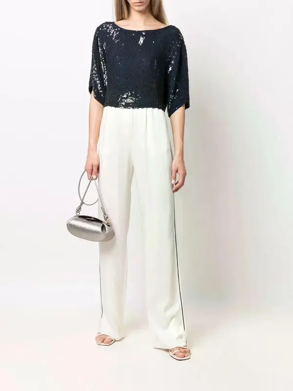 P.a.r.o.s.h Embellished Cropped Blouse