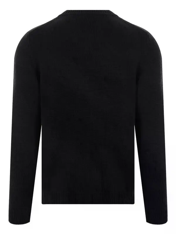 ROBERTO COLLINA Merino Wool Jumper - Black
