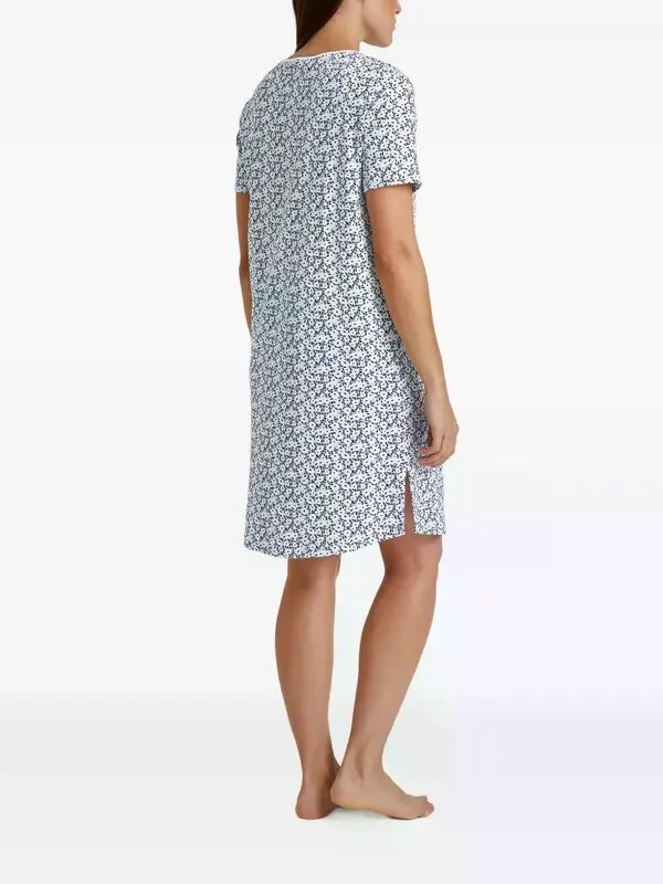CALIDA Floral-print Nightdress - Blue